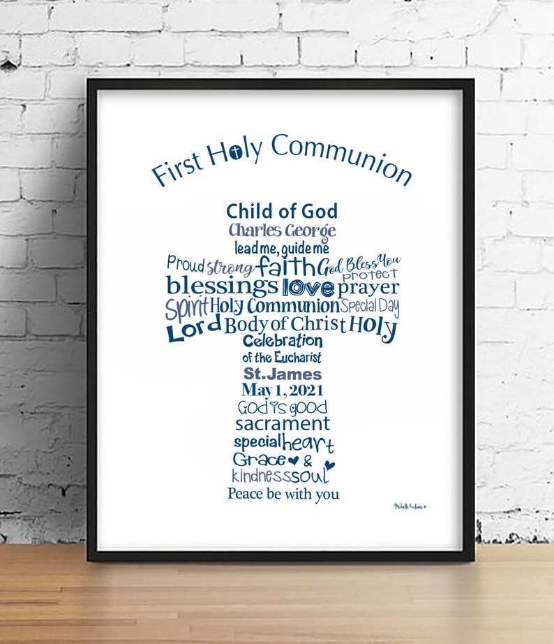First Holy Communion Confirmation Catholic Sacrament - Etsy