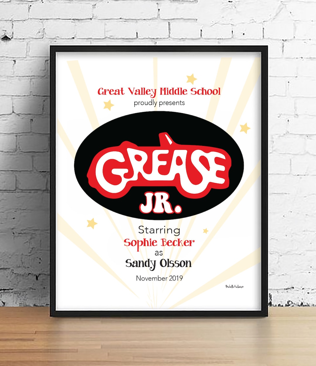 Grease the Musical • Theatre Gift • Sandra D • Rizzo • Kenickie • We Go ...