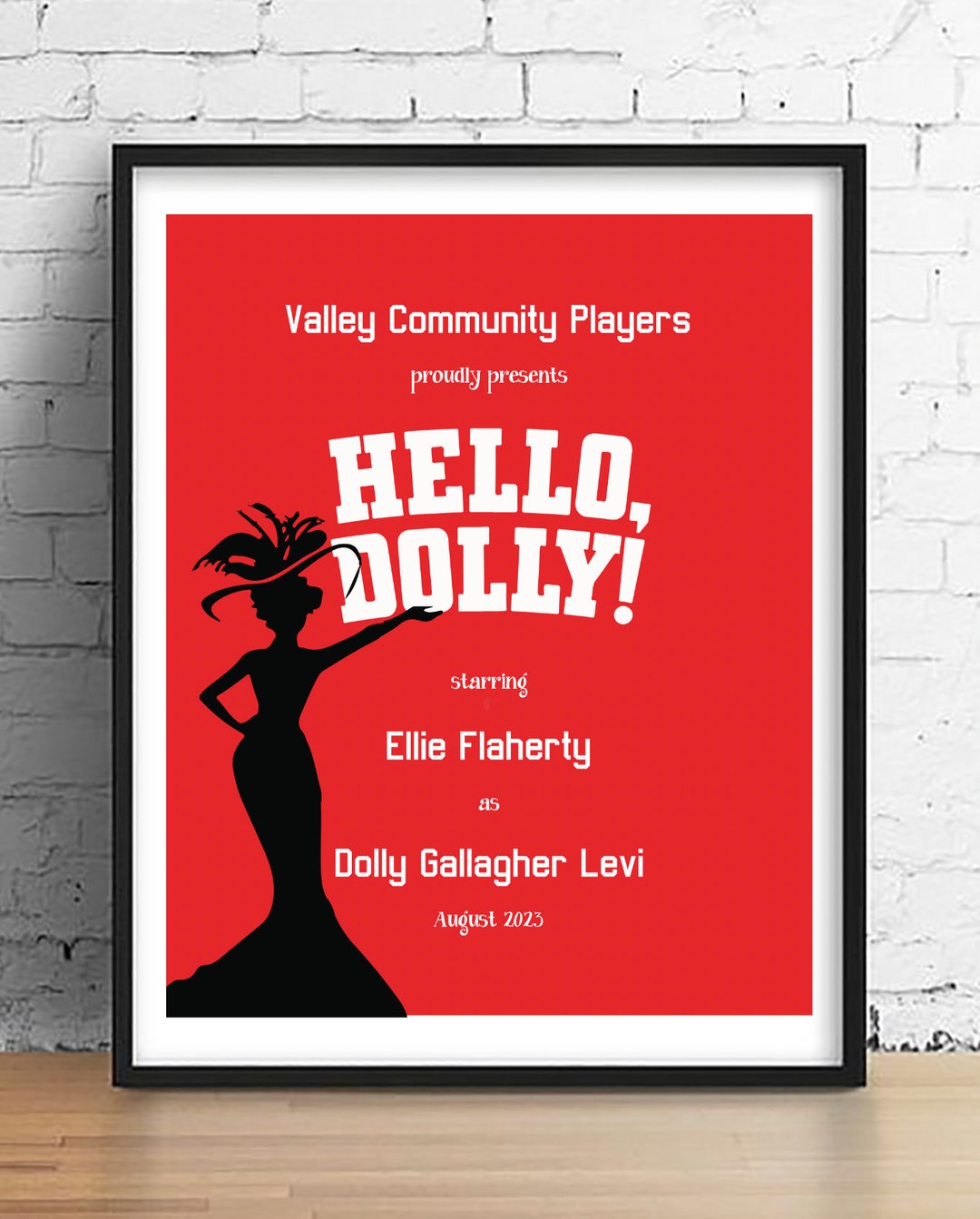 Hello Dolly Playbill Poster: Musical Theatre Gift (digital Download) - Etsy