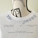 CUSTOM EMBROIDERED COLLAR / Personalized Embroidered Shirt Embroidery ...