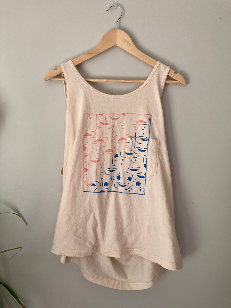 Traditional Japanese Kimono Pattern Tank Top Silkscreen Tanktop ...