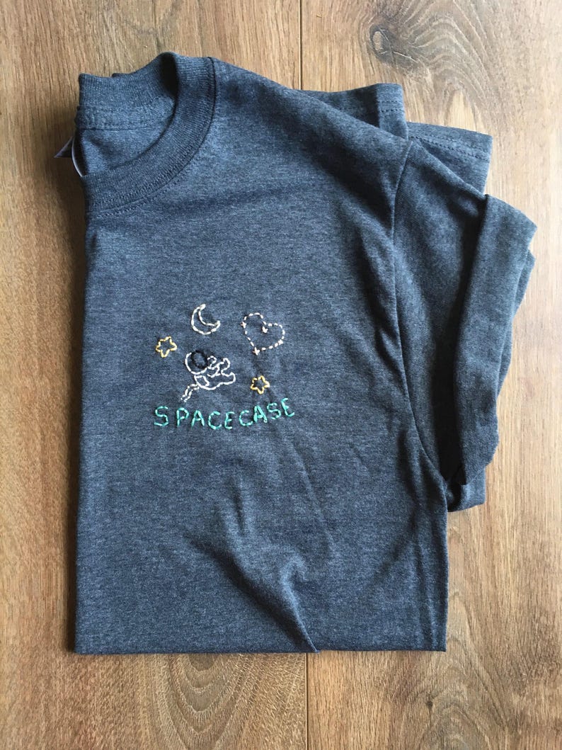 SPACECASE Shirt Embroidery Design / Nasa Embroidered I Need Space T ...