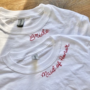 CUSTOM EMBROIDERED COLLAR / Personalized Embroidered Shirt Embroidery ...