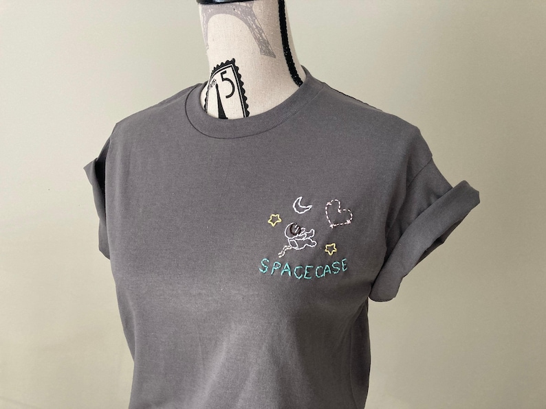 SPACECASE Shirt Embroidery Design / Nasa Embroidered I Need Space T ...