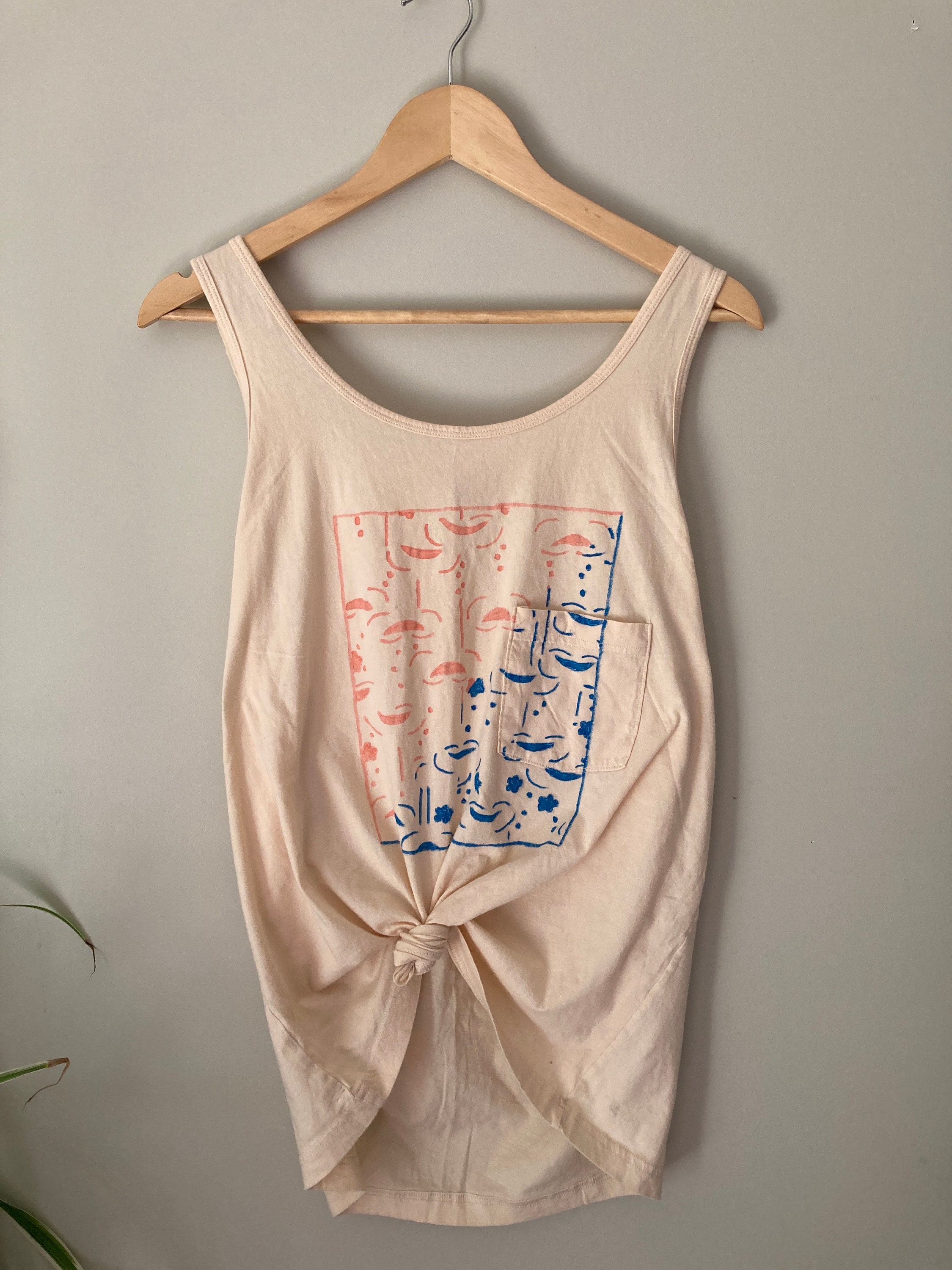 Traditional Japanese Kimono Pattern Tank Top Silkscreen Tanktop ...