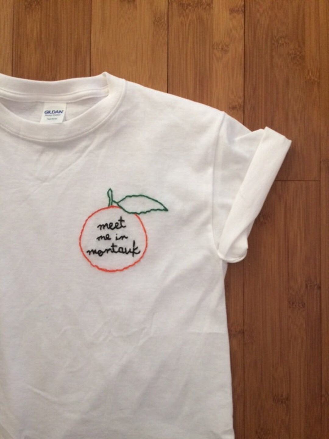 ESOTSM Meet Me in Montauk Hand Embroidered Shirt Eternal Sunshine of ...