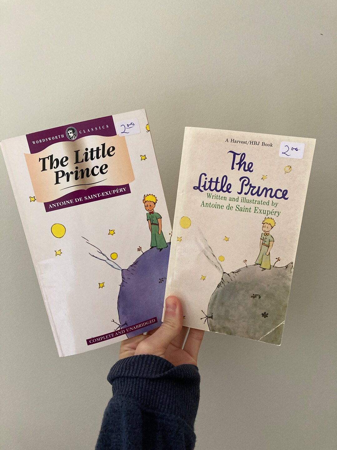 The Little Prince by St Exupery Book Le Petit Prince Book French ...