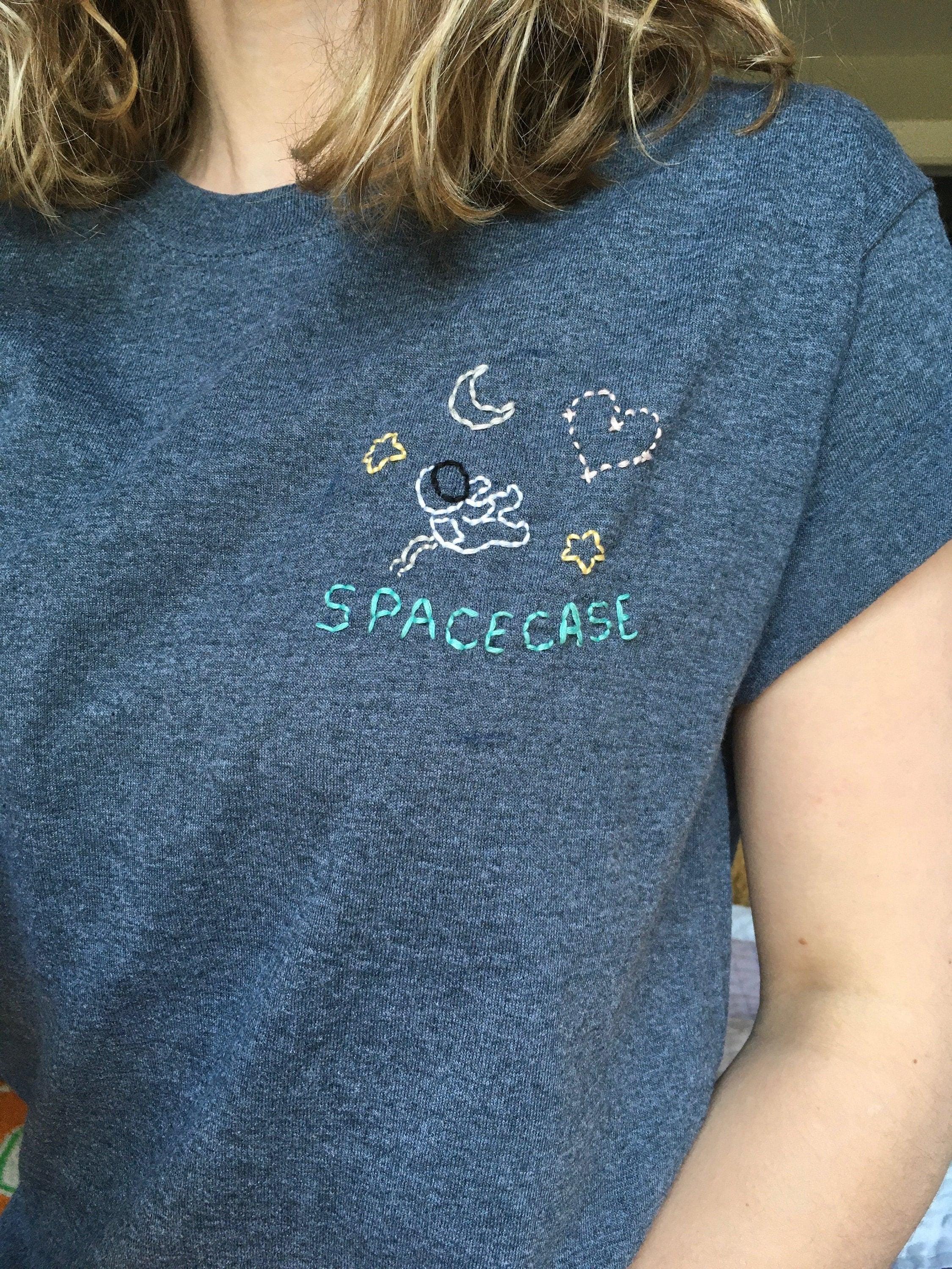 SPACECASE Shirt Embroidery Design / Nasa Embroidered I Need Space T ...