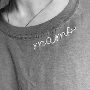 CUSTOM EMBROIDERED COLLAR / Personalized Embroidered Shirt Embroidery ...