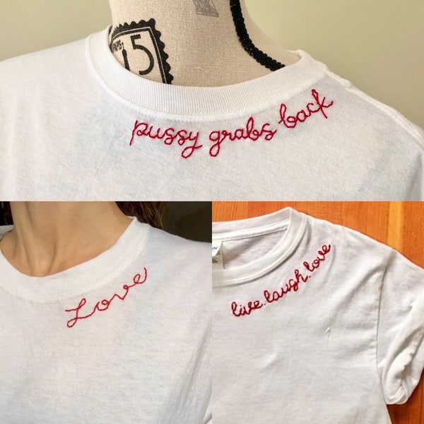 Embroidered Shirt - Etsy