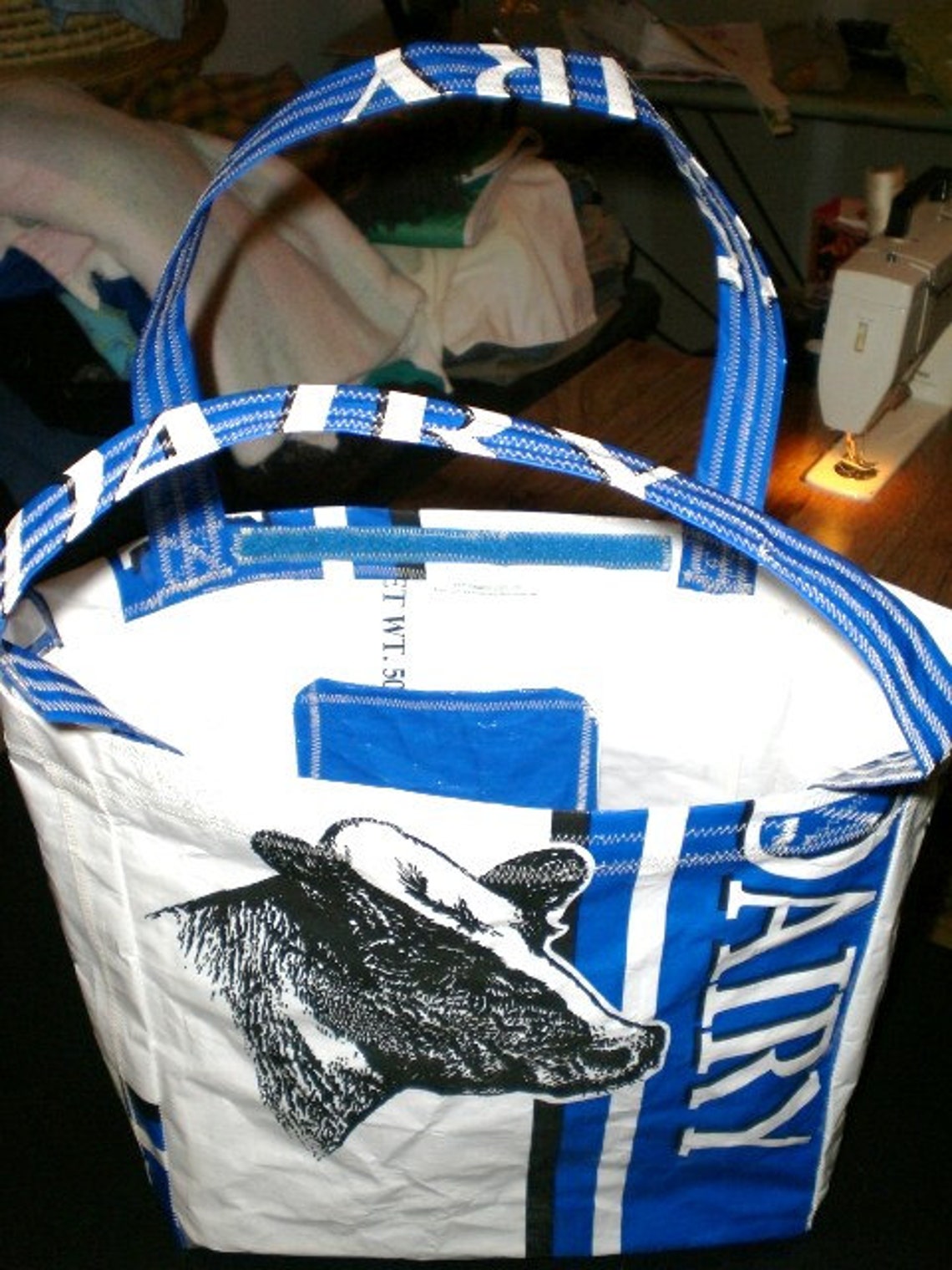 Sewing Tutorial Feed Bag Tote Lined - Etsy