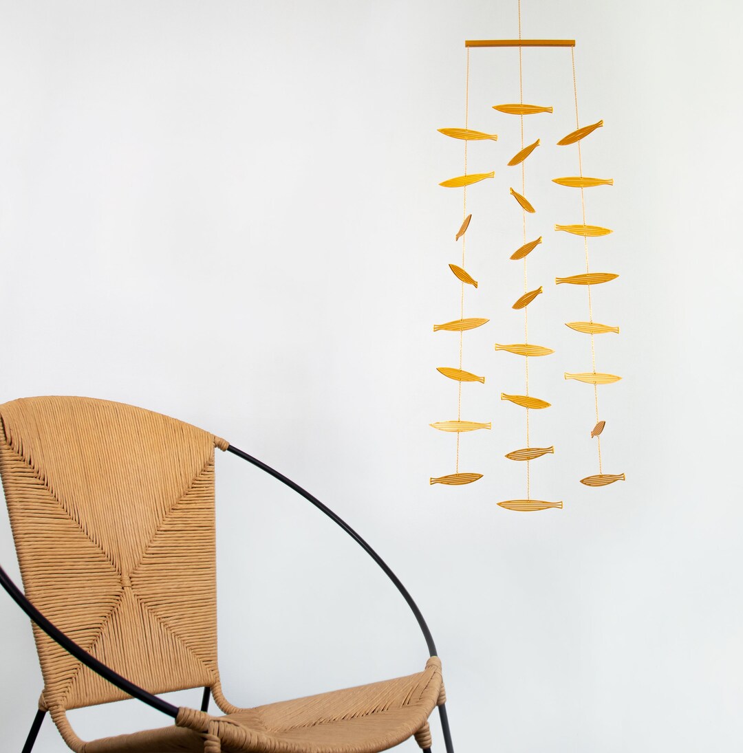 Hanging Mobile, Fish Wallhanging Mobile, Hanging Art - Etsy