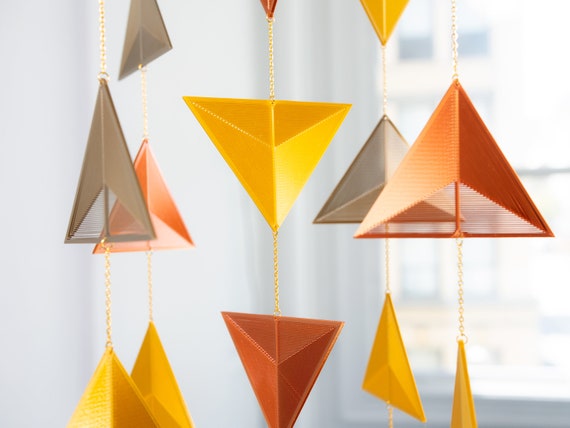 Hanging Mobile Modern Mobile Hanging Art - Etsy