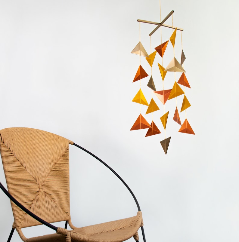 Hanging Mobile, Modern Mobile, Hanging Art - Etsy