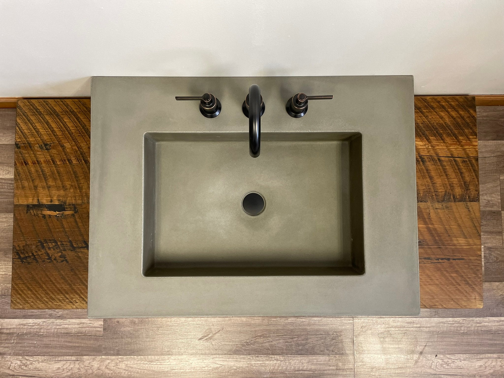 Concrete Vanity Top / Rectangle / Minimalist Modern Sink / Floating ...