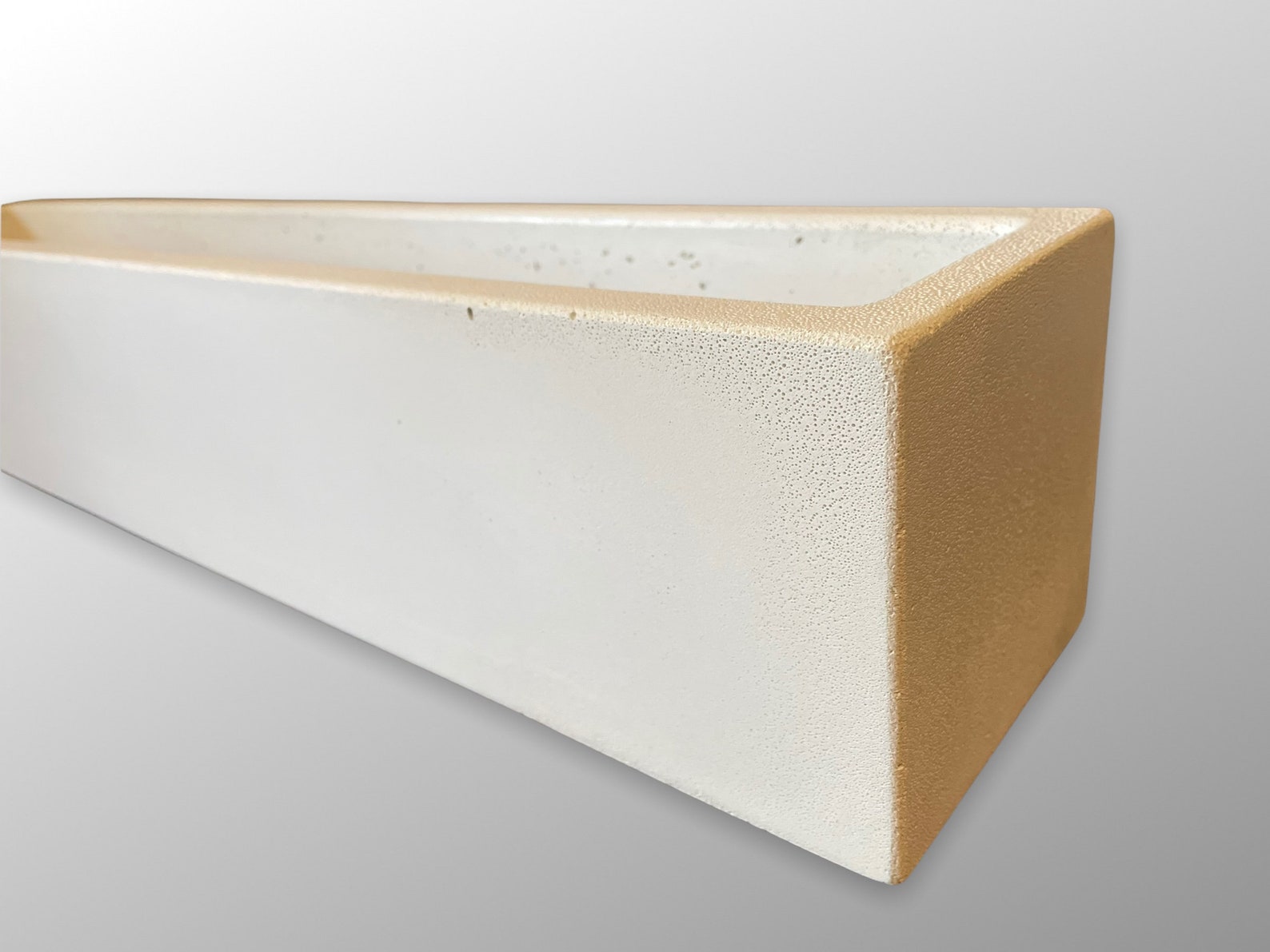 Trough Centerpiece Planter / Concrete / Dining Table / Decor / - Etsy