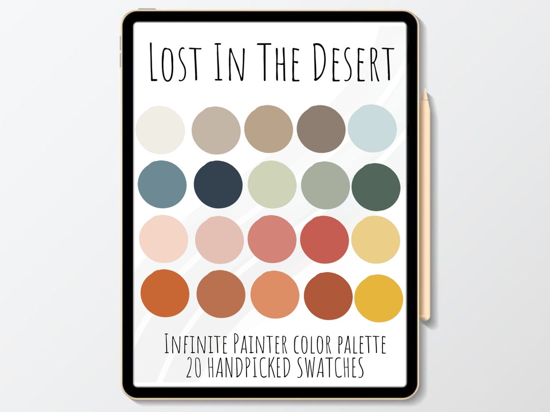 Lost in the Desert Infinite Palette, 20 Colors, Color Palette, Infinite ...