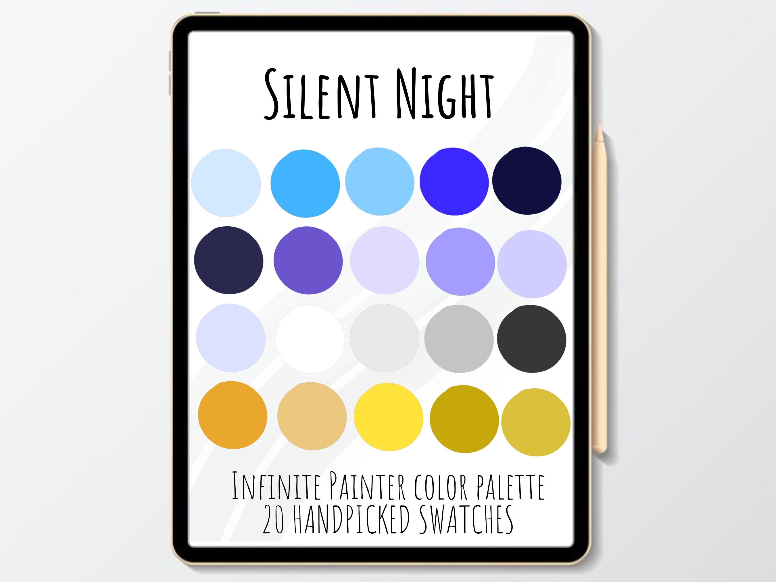 Silent Night Infinite Palette, 20 Colors, Color Palette, Infinite ...