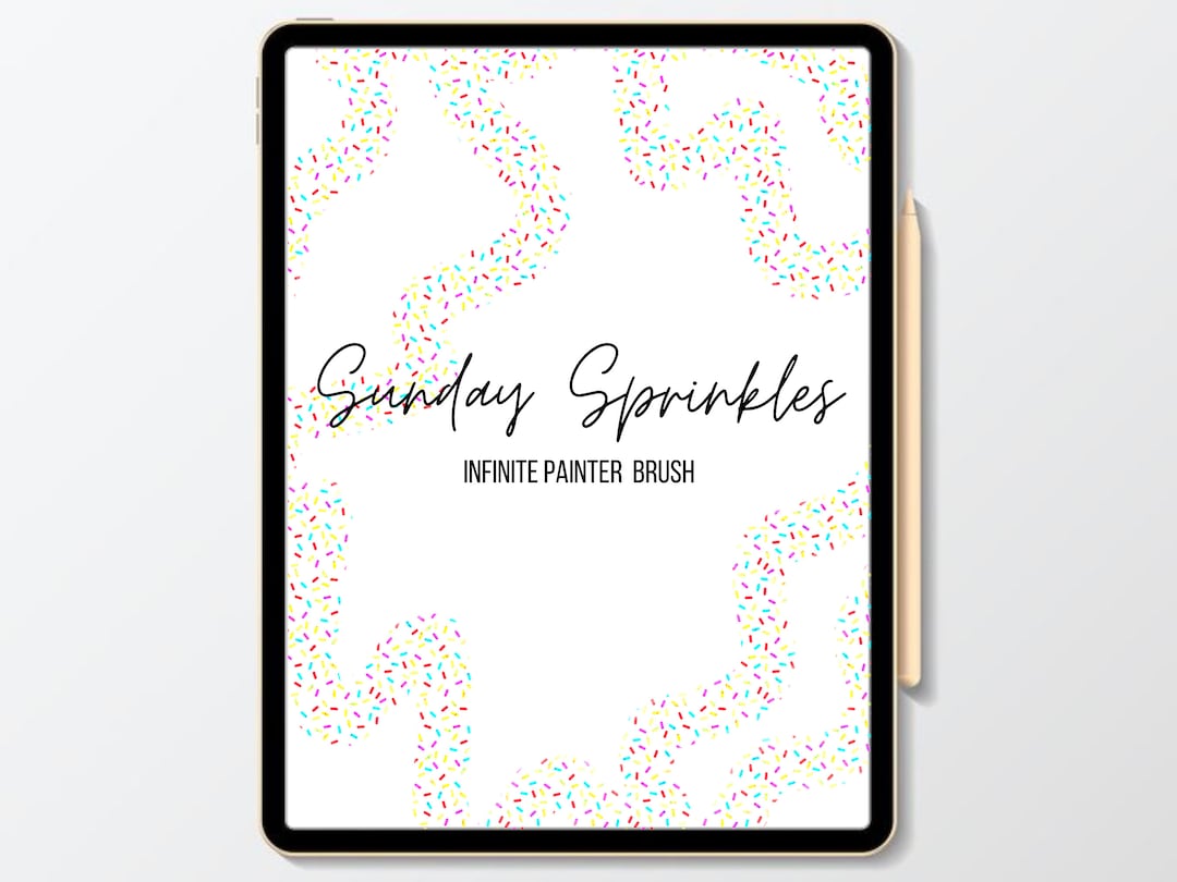 Sunday Sprinkles Infinite Painter Brush- Lettering Brush for Infinite ...