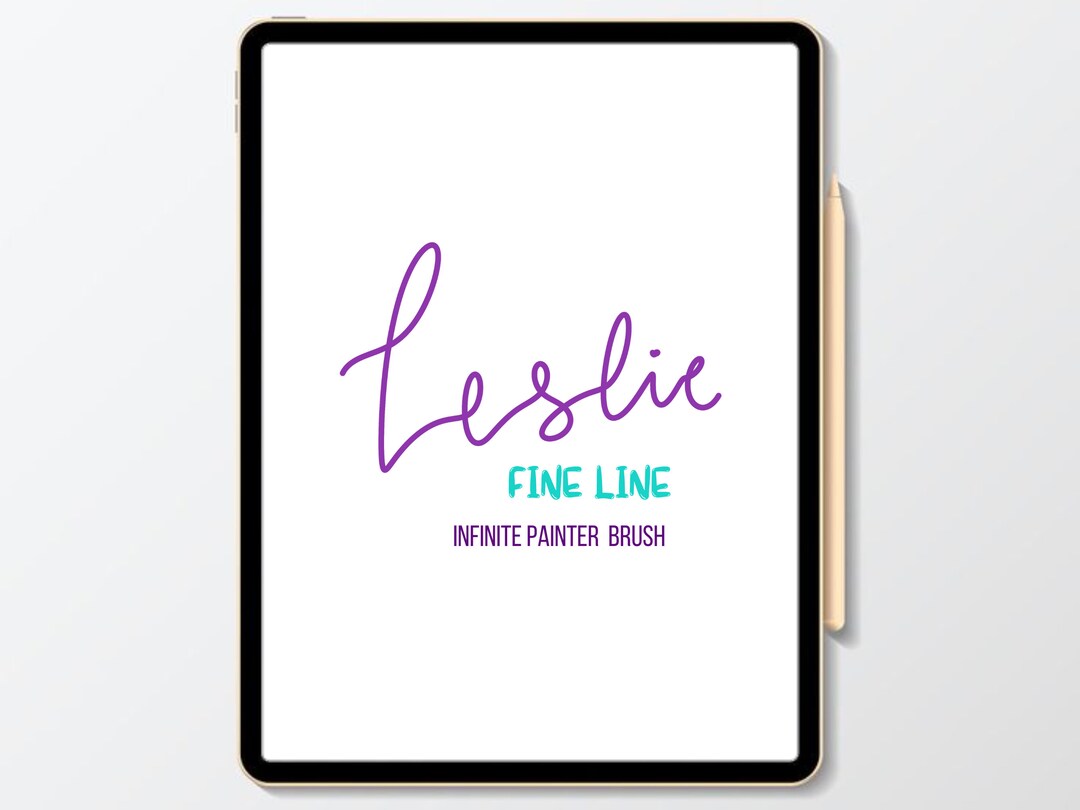 Leslie Fine Line Infinite Painter Brush Lettering Brush for Infinite ...