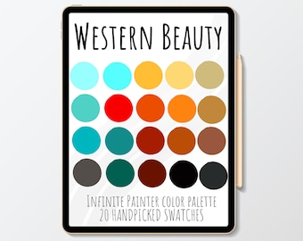 Western Color Palette - Etsy