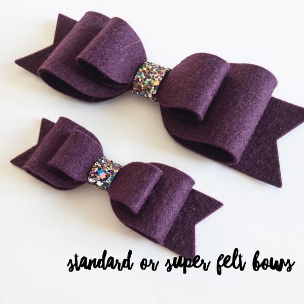 Felt Bow - Etsy