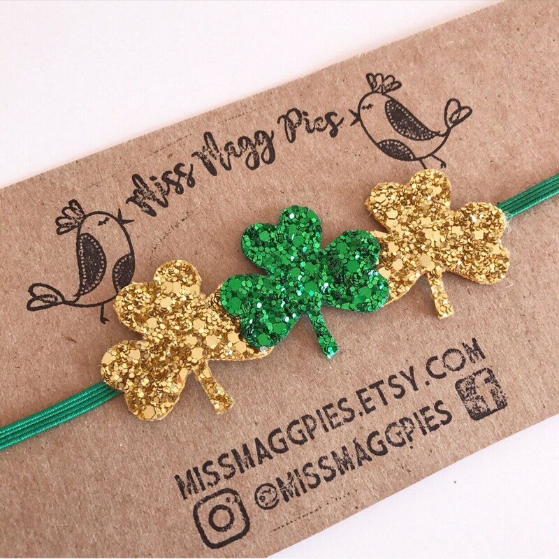 Shamrock Headband - Etsy