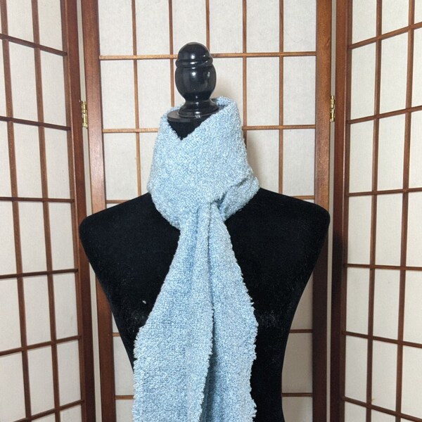 Blue Scarf - Etsy