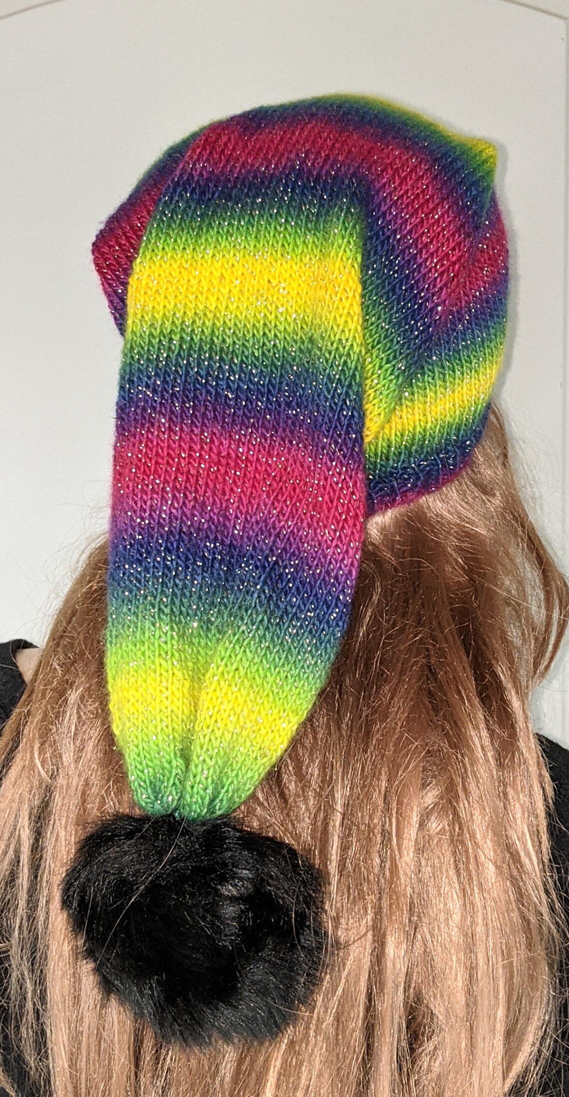 Knit Hat DIGITAL PATTERN, Slouchy Elf Hat Pattern - Etsy