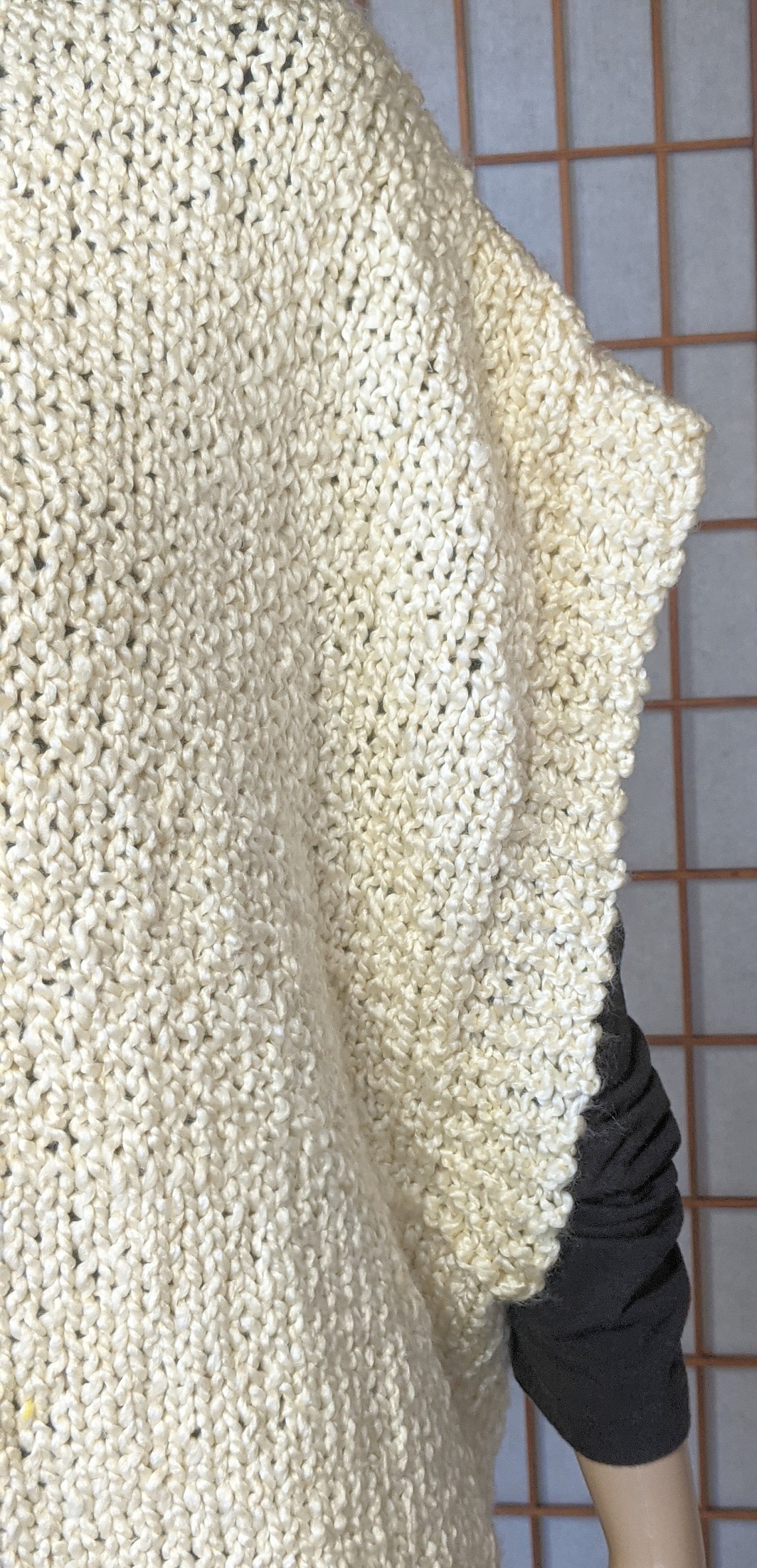 Poncho Vest DIGITAL PATTERN, Knit Vest Pattern, Knit Poncho Pattern - Etsy