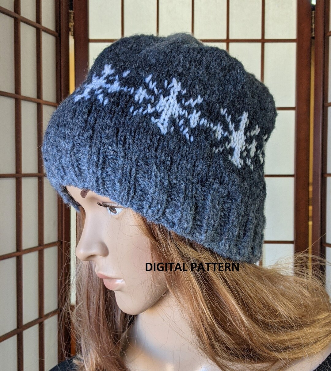 Fair Isle Hat DIGITAL PATTERN, Wool Hat, Knitting Pattern - Etsy