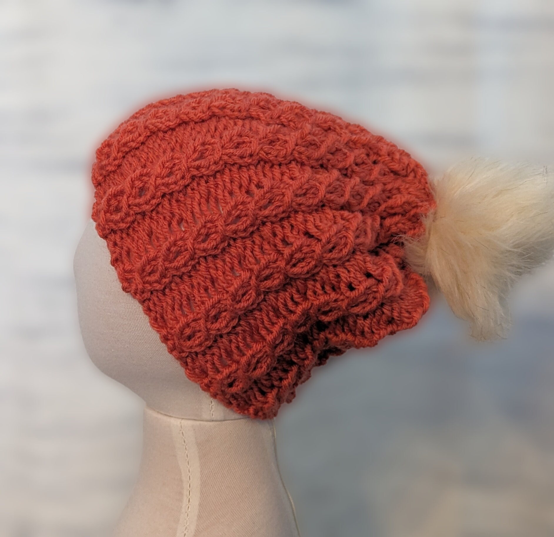 Marlow Mock Cable Hat, DIGITAL PATTERN, Knit Hat Pattern - Etsy