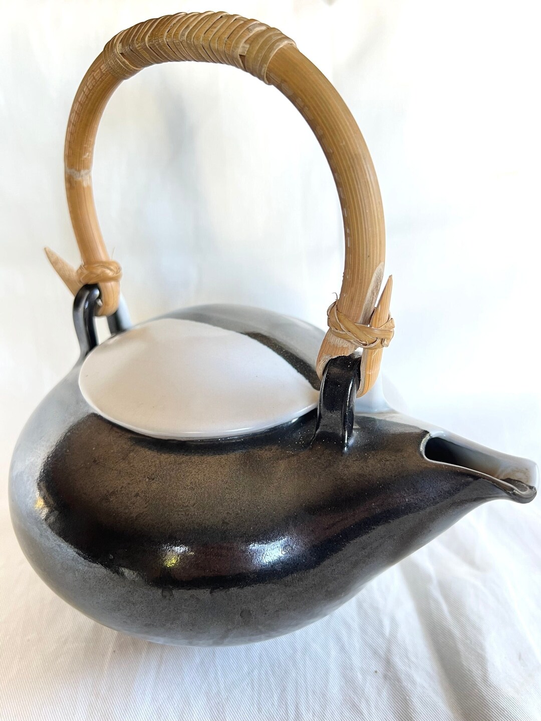 1960s SCANDI MODERN Pottery Hand Made Ceramic Teapot Holiday - Etsy