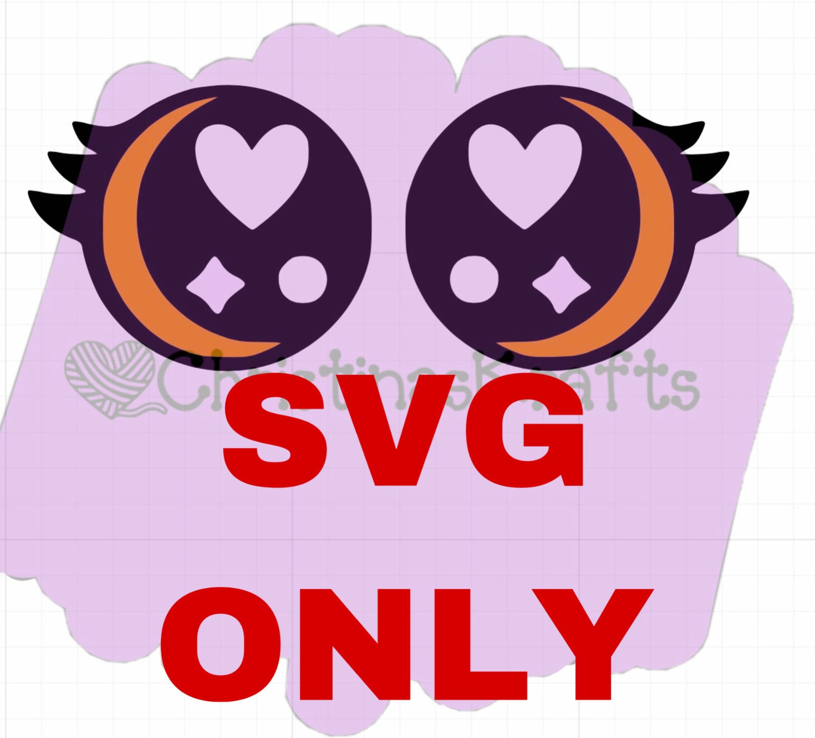 Cutie Felt Eye SVG - Etsy