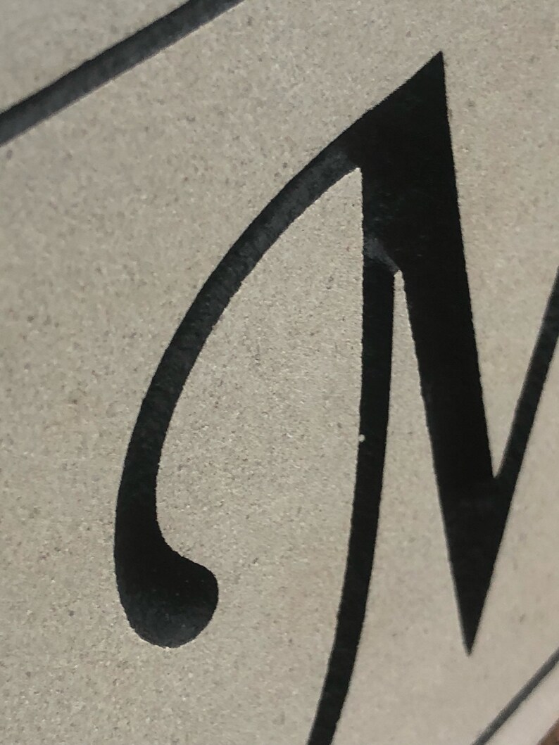 Address Stone With Fluer De Lis Border | Etsy