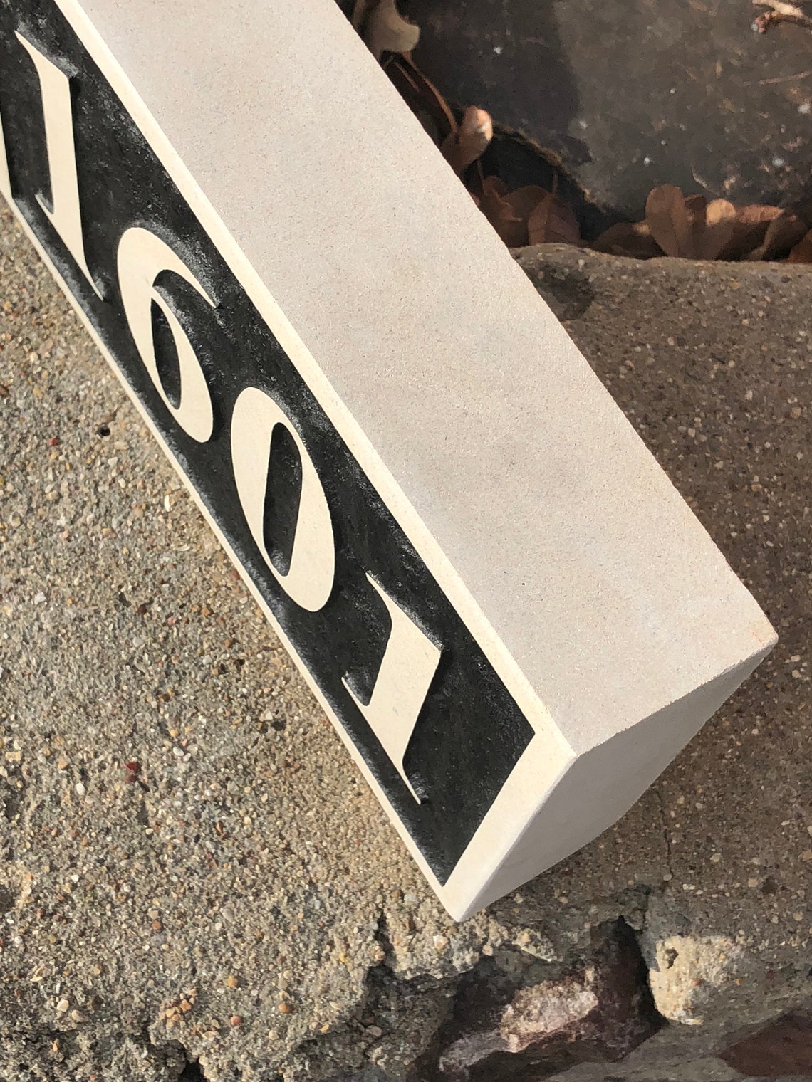 Address Stone House Number Inverted - Etsy