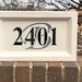 Monogrammed Address Block - Etsy