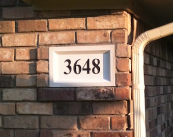 Home Décor Address Signs Address Number House Numbers Custom Stone ...