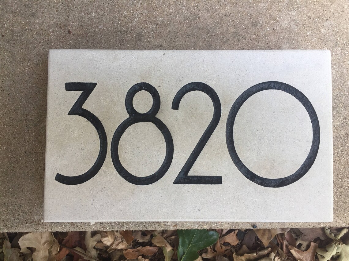 Address Stone House Number - Etsy
