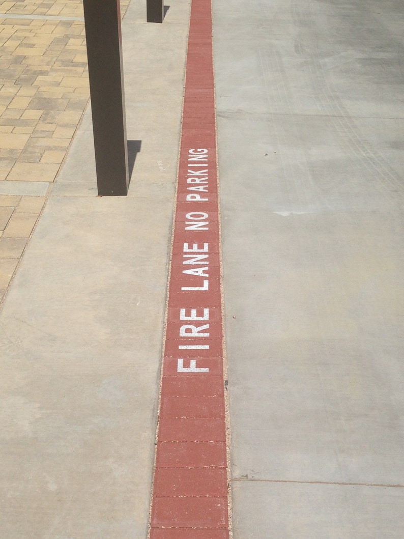 Fire Lane Pavers - Etsy