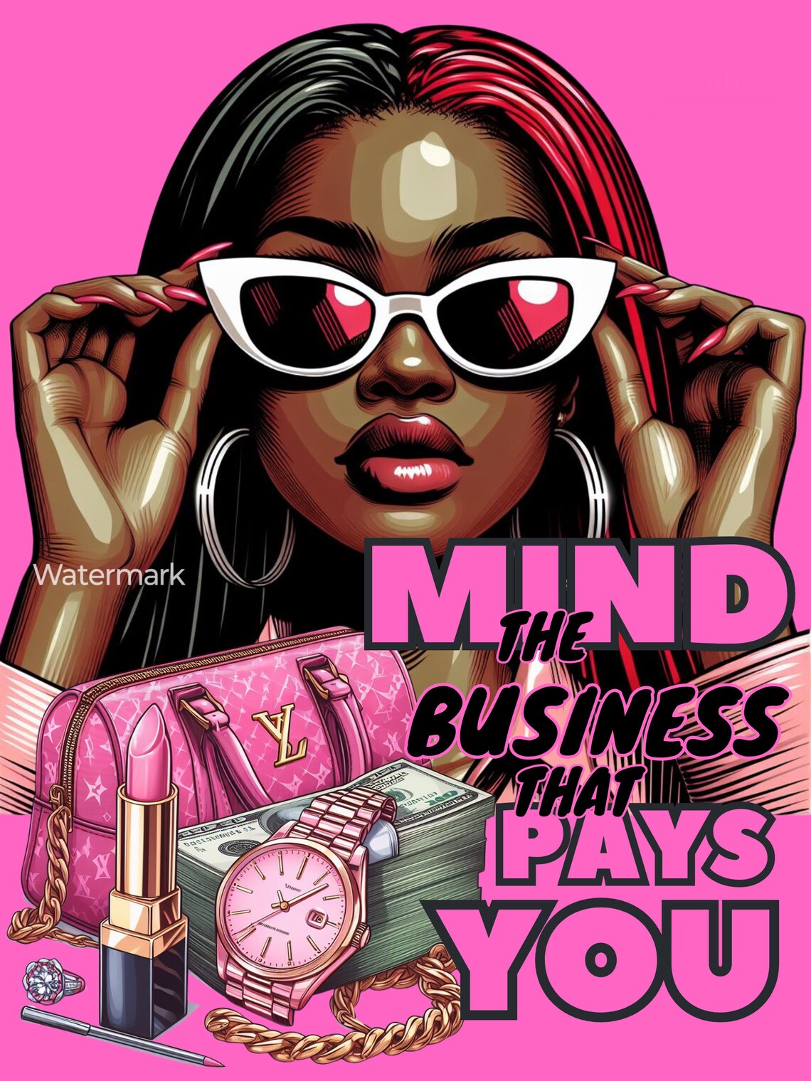 Mind Your Business Poster Vector,jpg,svg,mug,hoodie, Sublimation,t ...