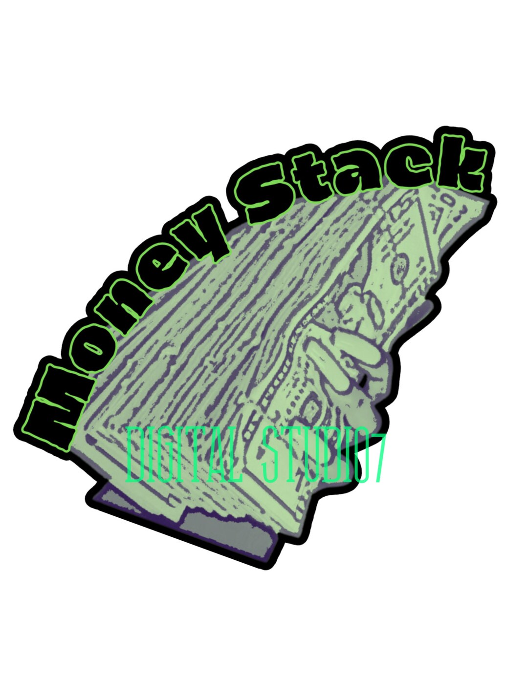 Money Stack SVG Vector Cut Files PNG JPG Cricut Silhouette - Etsy UK