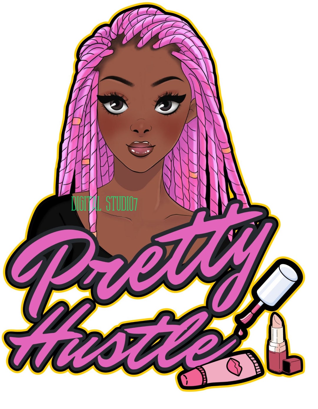 Pretty Hustle , Jpg , Png , SVG , Mug , Hoodie , Sublimation , T-shirt ...