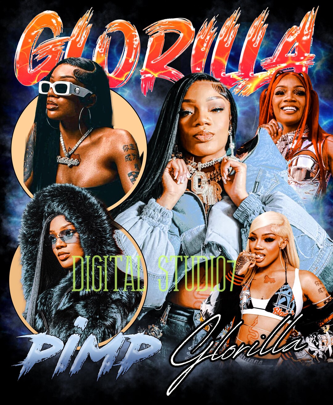 Glorrila PNG , Glorrila , Cups , Glo Poster , Big Glo , T-shirts ...