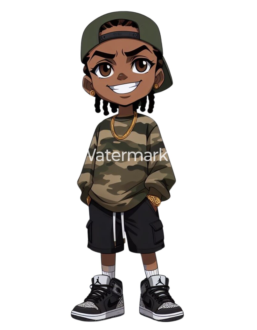 Black Girl Boondocks , Png, Girl , Cricut , Svg , Jpg , Digital Prints ...