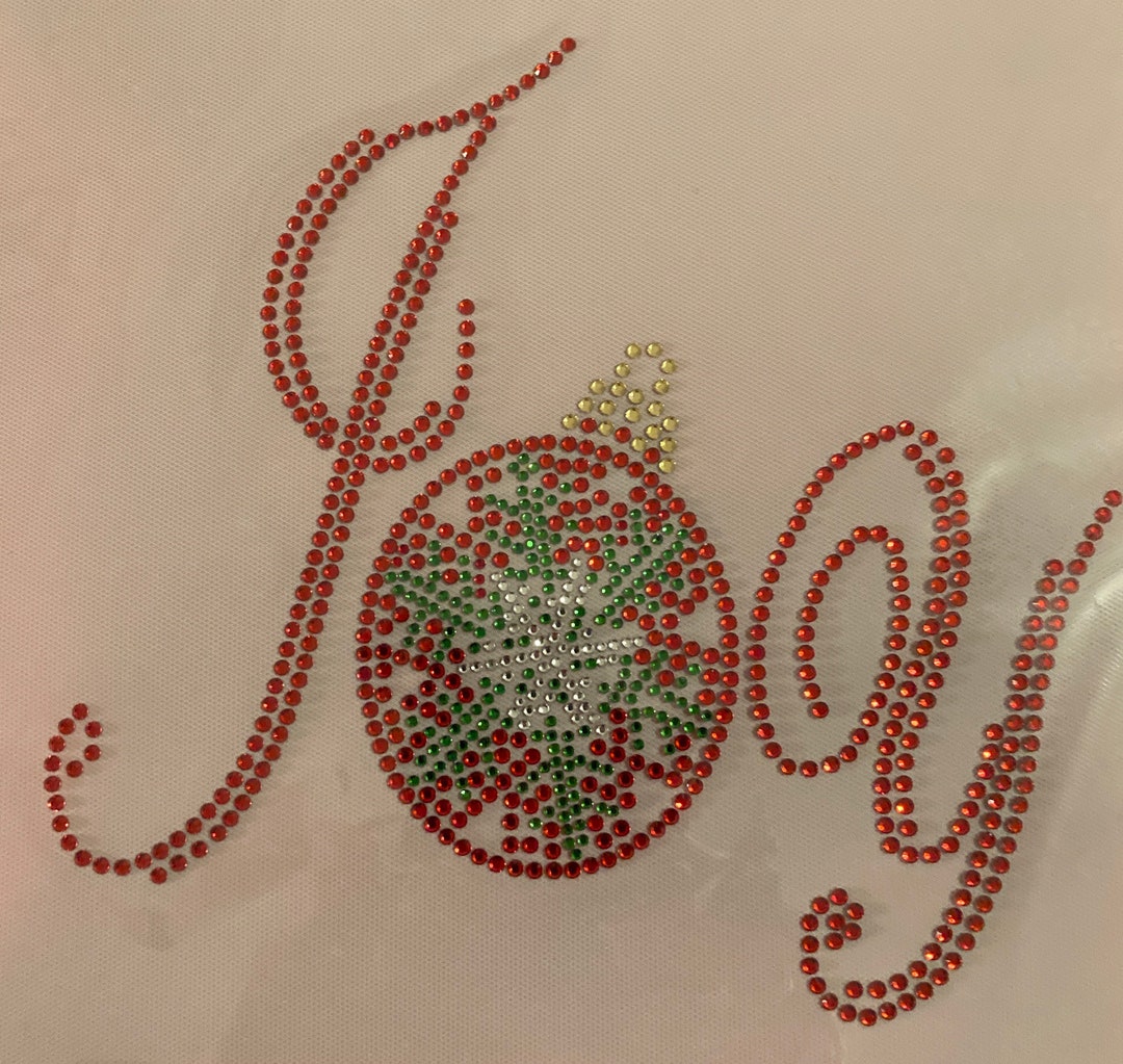 Large Joy With Ornament Head Transfer - Etsy