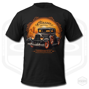 Men's Ford Model A Retro 3 American Classic Car T-shirt - Etsy
