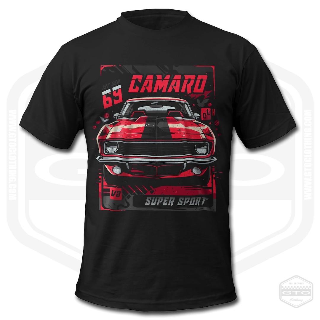 Men's 1969 Chevrolet Camaro Super Sport American Muscle Car T-shirt - Etsy