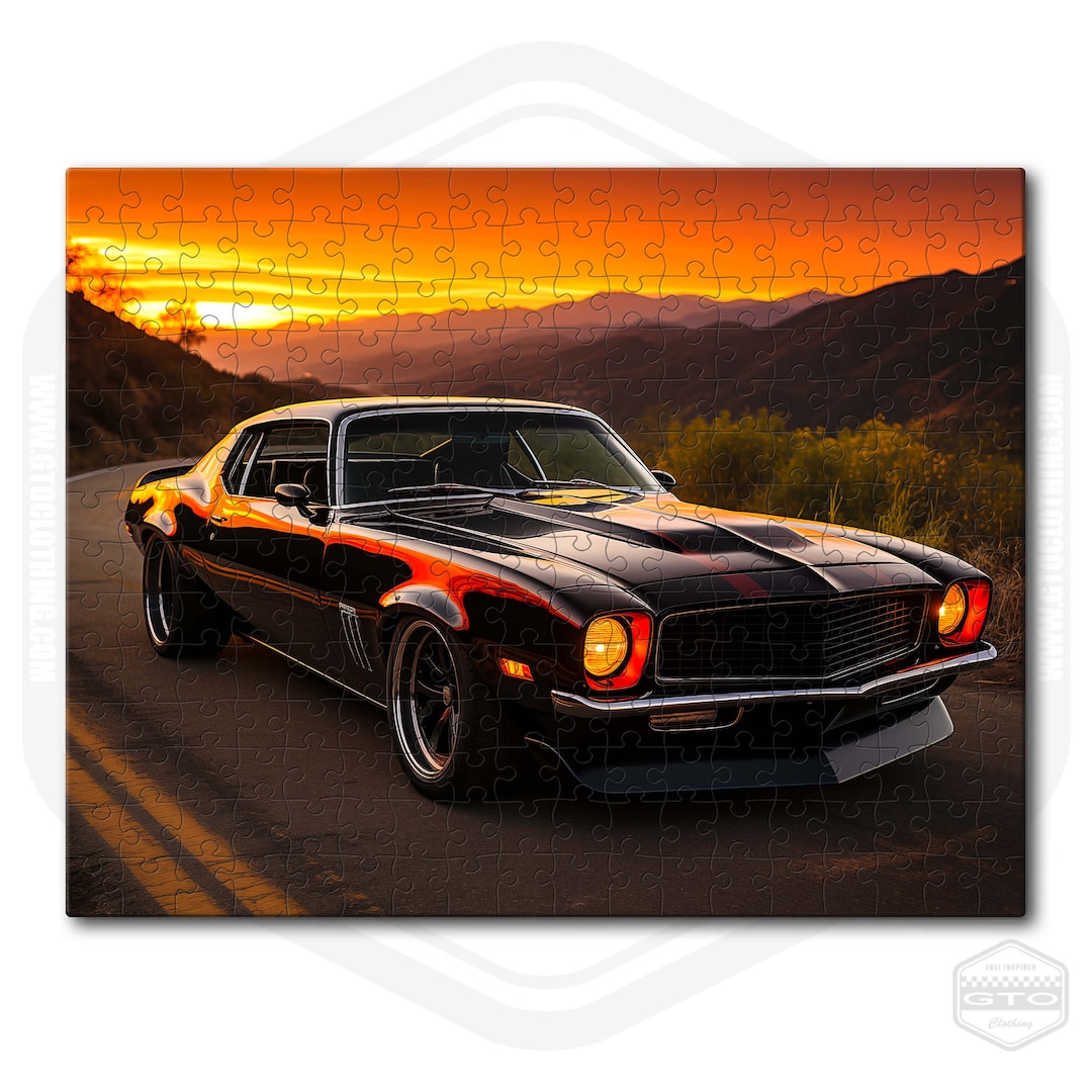 Chevrolet Camaro 1 Muscle Car Jigsaw Puzzle - Etsy