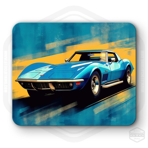 Corvette Mouse Pad - Etsy